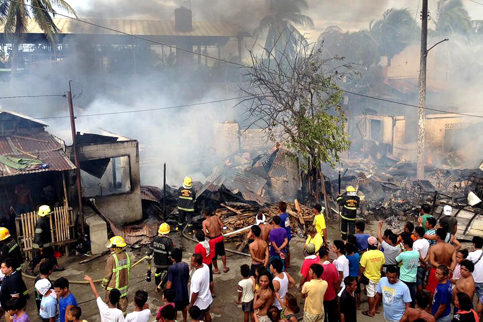 20 Bahay Naabo Sa Sunog Sa Davao 40 Pamilya Apektado Abs Cbn News