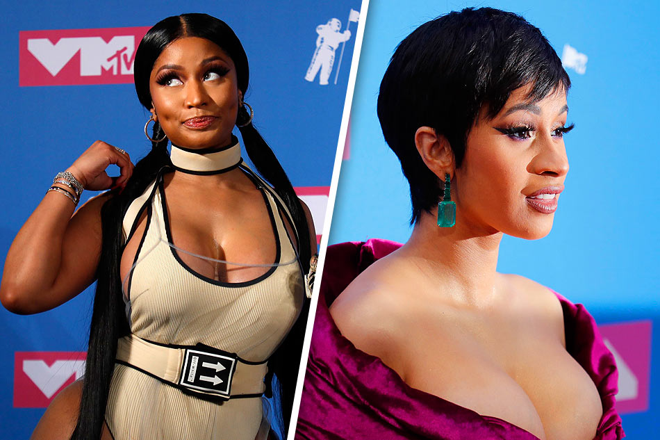 Brief Angry Confrontation In New York Pits Nicki Minaj Against Cardi B
