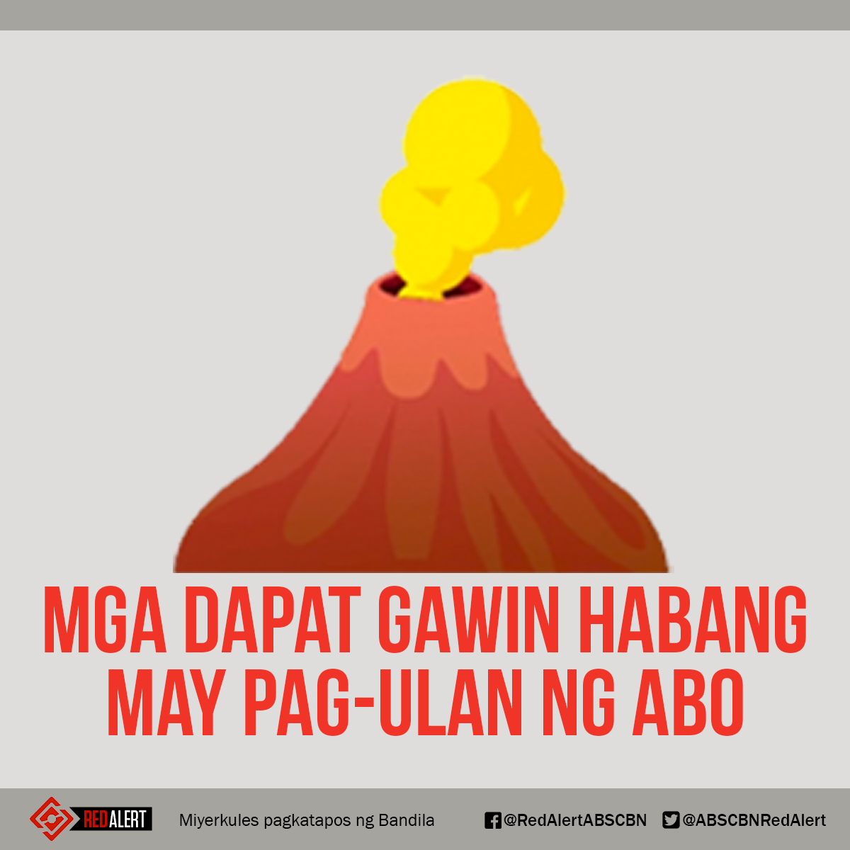 ALAMIN: Mga dapat gawin kapag may ashfall | ABS-CBN News ALAMIN: Mga dapat gawin kapag may ashfall | ABS-CBN News
