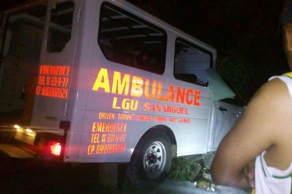 Pasyente na magpapa-dialysis patay sa salpukan ng ambulansiya at SUV ... Pasyente na magpapa-dialysis patay sa salpukan ng ambulansiya at SUV ...