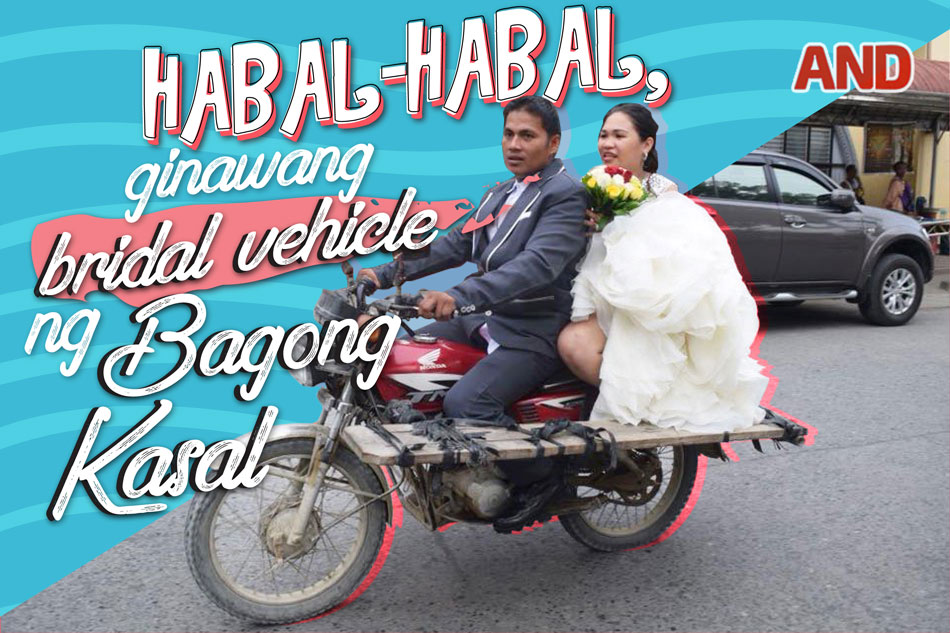 Habal-habal, ginawang bridal vehicle ng bagong kasal | ABS-CBN News Habal-habal, ginawang bridal vehicle ng bagong kasal | ABS-CBN News