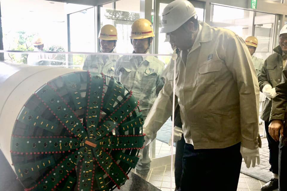 Look Scale Model Of Tunnel Boring Machine For Metro Manila Subway