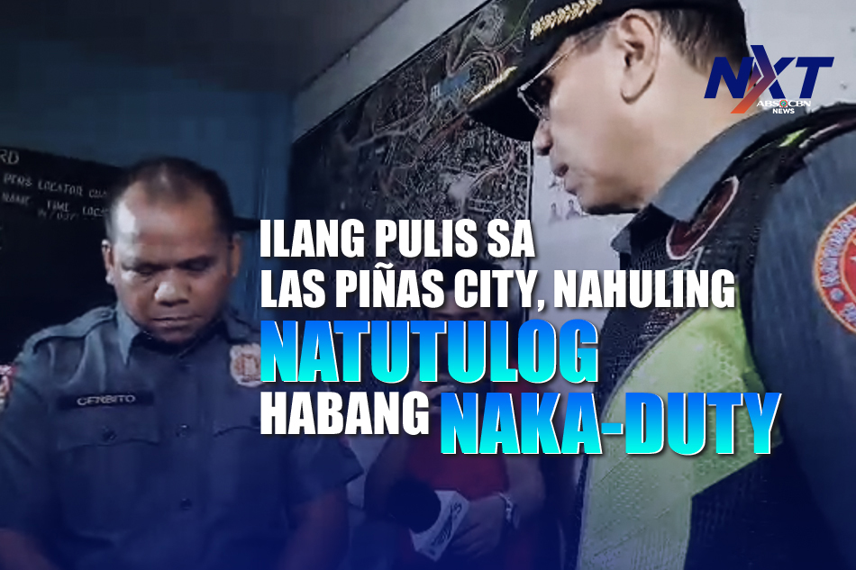 Ilang pulis sa Las Piñas City, nahuling natutulog habang naka-duty ... Ilang pulis sa Las Piñas City, nahuling natutulog habang naka-duty ...