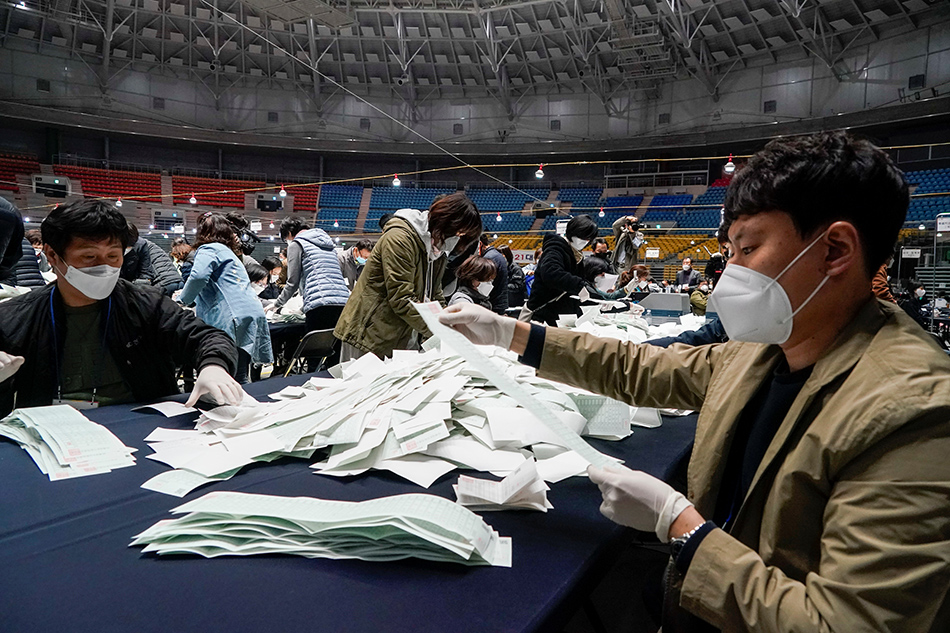 In South Korea Vote Virus Delivers Landslide Win To Governing Party