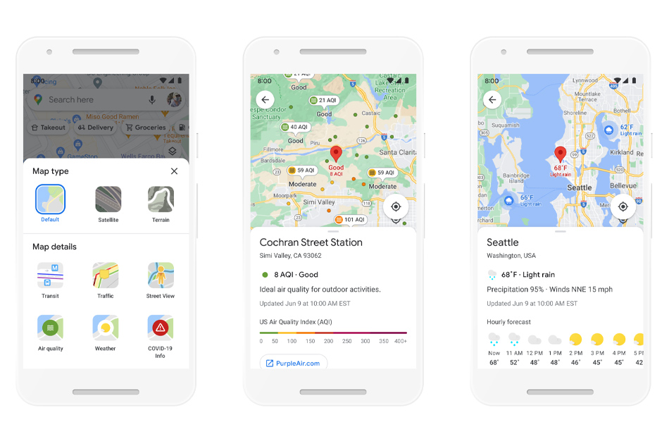 Google beefs up Google Maps, unveils new features such as weather layer ... Google beefs up Google Maps, unveils new features such as weather layer ...
