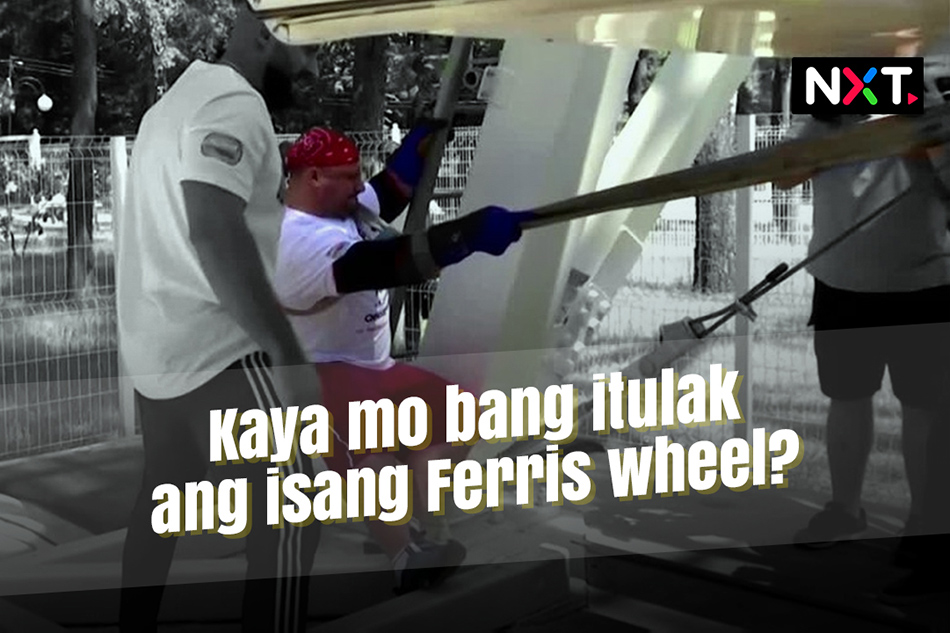 Kaya mo bang itulak ang isang Ferris wheel? | ABS-CBN News Kaya mo bang itulak ang isang Ferris wheel? | ABS-CBN News