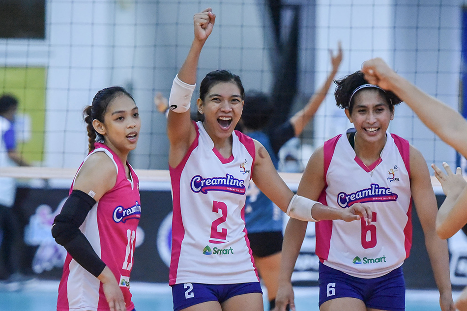 Pvl Open Conference Finals Creamline Fends Off Chery Tiggo In Game 1