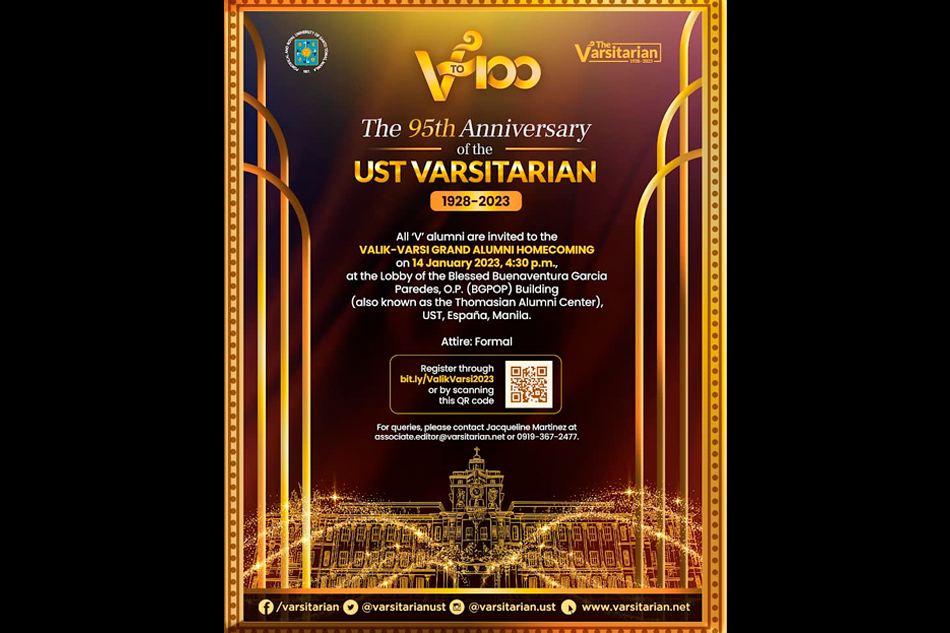 The Varsitarian To Hold Grand Alumni Homecoming Abs Cbn News