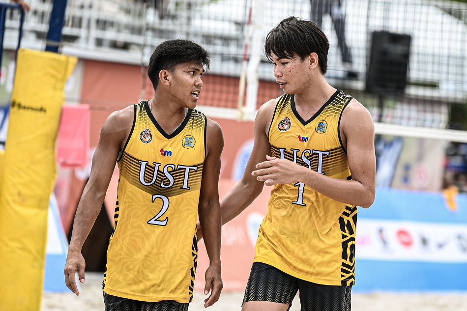 Uaap Ust Guns For Golden Double In Beach Volleyball Abs Cbn News