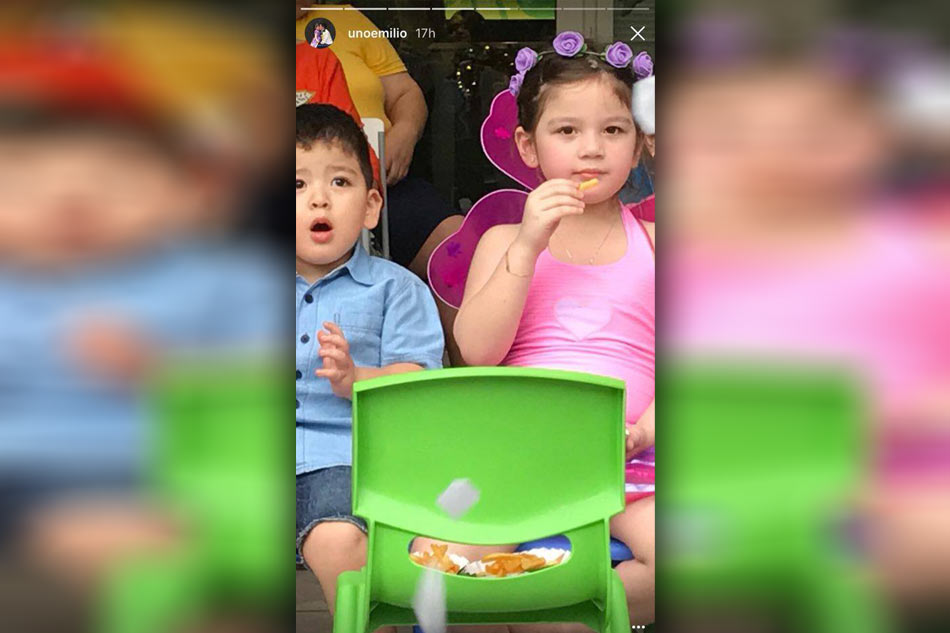 Look Jake Ejercito Throws Party For Daughter Ellie Abs Cbn News