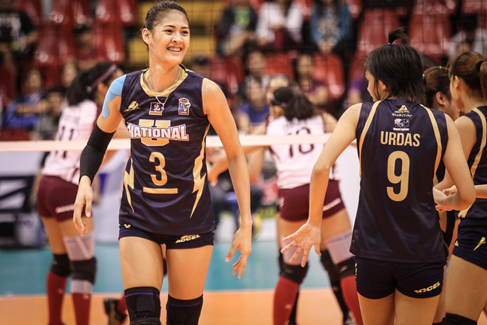Nu Downs Up In 4 Sets Abs Cbn News
